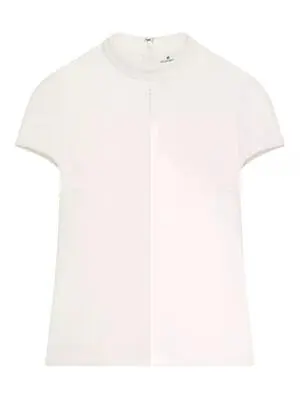 Courreges Mock Neck Blouses