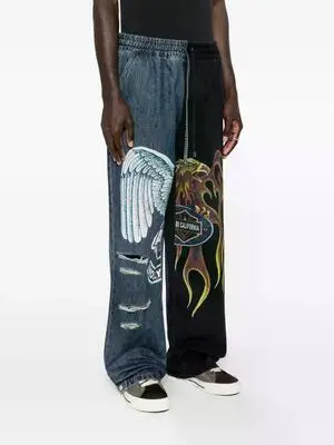 Amiri Printed Jeans - Blue
