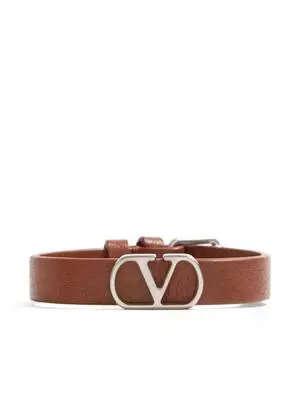 Valentino Garavani Vlogo Bracelet - Brown