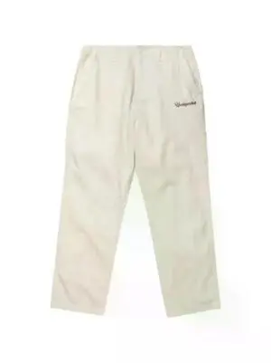 UNDEFEATED Logo-embroidered Tapered Trousers - Neutrals