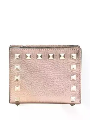 Valentino Garavani Rockstud Leather Wallet - Pink