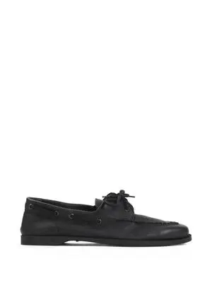 John Lobb Round-toe Boat Shoes