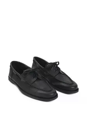 John Lobb Round-toe Boat Shoes