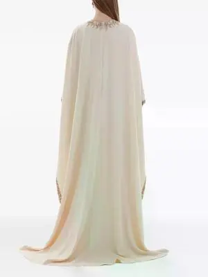 DINA MELWANI Cape Maxi Dress
