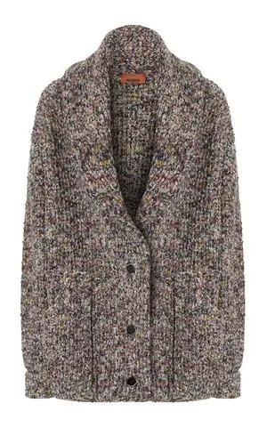 Missoni Space Dyed Ribbed Maxi-cardigan - Multi