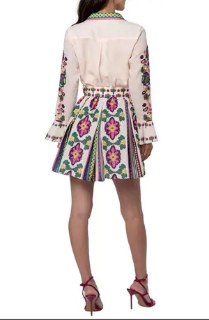 CIEBON Maris Mixed Print Shirtdress
