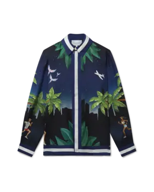 Casablanca Athletic Club Silk Shirt