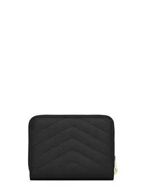 Saint Laurent Cassandre Matelassé" Leather Wallet