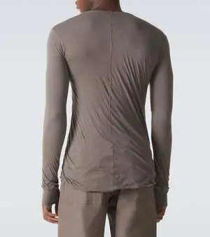 Rick Owens Draped Cotton Jersey Top