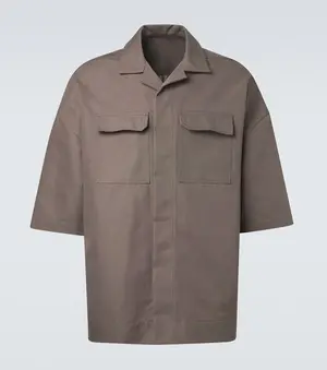 Rick Owens Cotton-blend Shirt - Grey