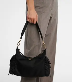 Prada Re-nylon Shoulder Bag - Black