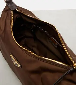 Prada Re-nylon Large Shoulder Bag - Brown