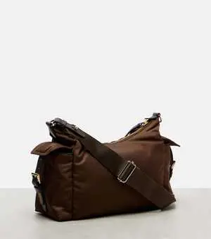 Prada Re-nylon Large Shoulder Bag - Brown