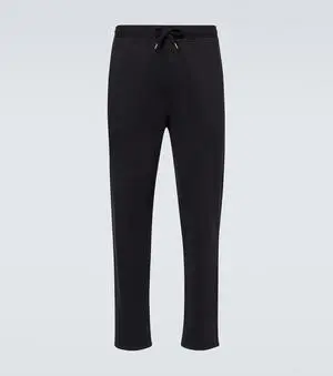 Brunello Cucinelli Cotton-blend Jersey Sweatpants - Black