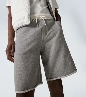 Brunello Cucinelli Cotton And Linen Jersey Shorts