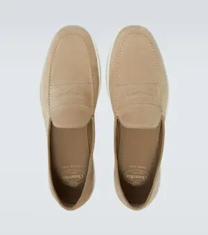 Church's Peebles Suede Penny Loafers - Beige