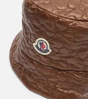 Moncler Padded Reversible Bucket Hat - Brown