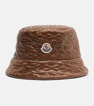 Moncler Padded Reversible Bucket Hat - Brown