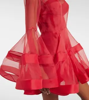 Zimmermann Rebellion Silk Minidress - Red