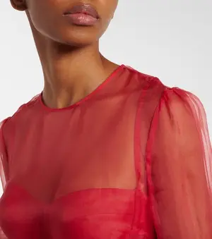 Zimmermann Rebellion Silk Minidress - Red