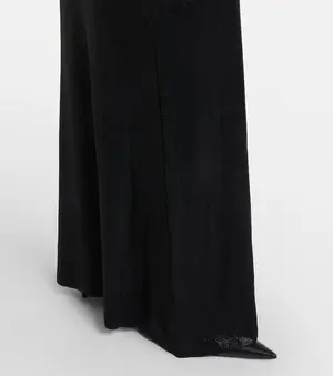 Balenciaga Off-shoulder Maxi Dress - Black