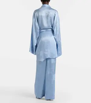 Balenciaga Silk Wrap Dress