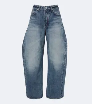 Alaïa Barrel-leg Jeans - Blue