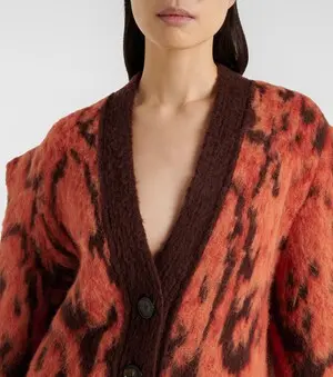 Stella McCartney Printed Alpaca-wool Blend Vest - Multicoloured
