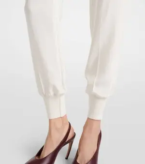 Stella McCartney Tapered Jersey Sweatpants