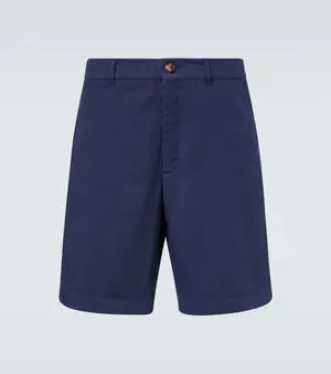 Brunello Cucinelli Cotton-blend Shorts - Blue