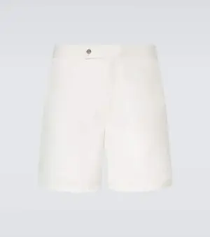 Brunello Cucinelli Logo Swim Trunks