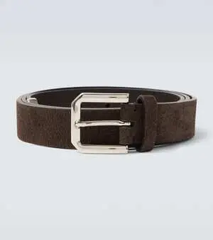 Brunello Cucinelli Suede Belt - Brown