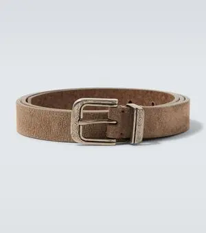 Brunello Cucinelli Suede Belt - Brown