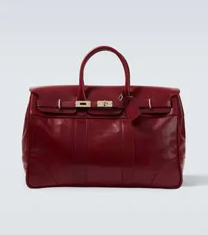 Brunello Cucinelli Leather Tote Bag - Red