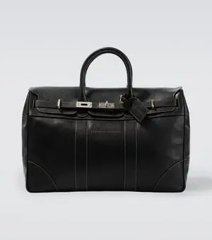 Brunello Cucinelli Leather Tote Bag - Black