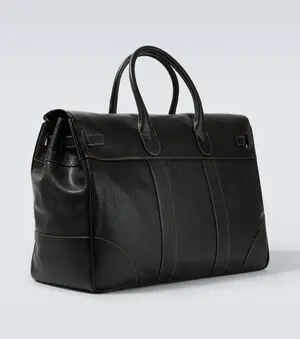 Brunello Cucinelli Leather Tote Bag - Black