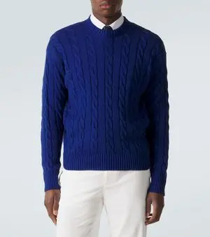 Dunhill Cable-knit Cotton Sweater