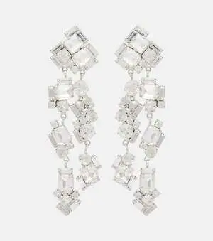 Magda Butrym Crystal-embellished Drop Earrings - Silver