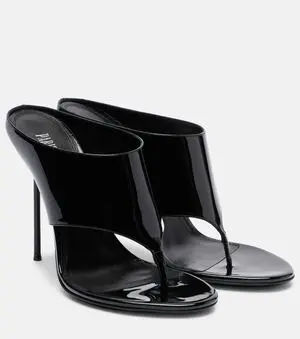 Paris Texas Paris Texas Lidia 105 Patent Leather Mules Black