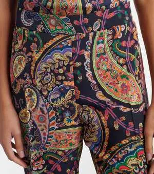 Etro Paisley Straight Pants