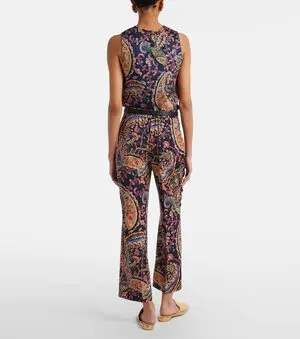 Etro Paisley Straight Pants