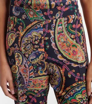 Etro Paisley Straight Pants