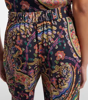 Etro Paisley Straight Pants