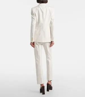 Etro Paisley Jacquard Cropped Flare Jeans