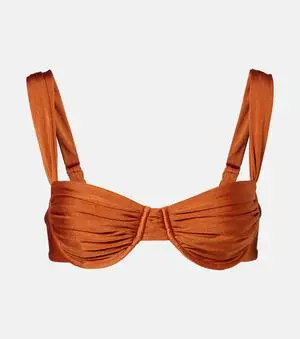 Faithfull The Brand Sol Bikini Top - Orange