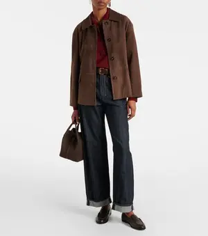 Max Mara Charme Suede Jacket