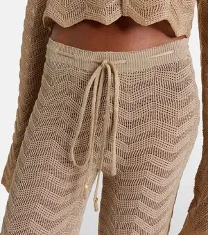 BANANHOT Bia Wide-leg Pants - Gold