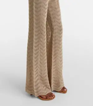 BANANHOT Bia Wide-leg Pants - Gold