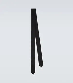 BODE Silk Neck Tie - Black