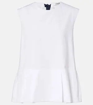 White Peplum Blouses